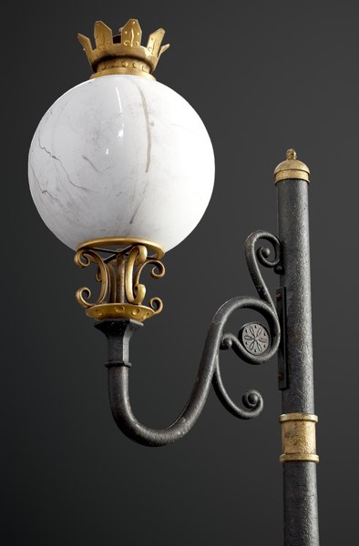 Modular Street Sphere Lamp 8K - 10 sizes 3D model - TurboSquid 1807601