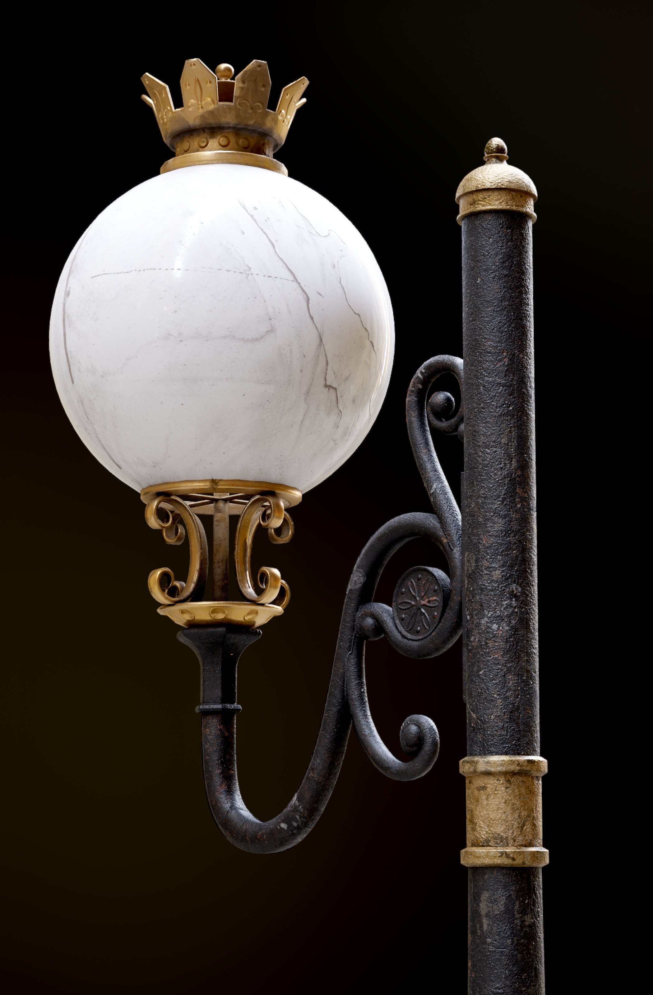 Modular Street Sphere Lamp 8K - 10 sizes 3D model - TurboSquid 1807601