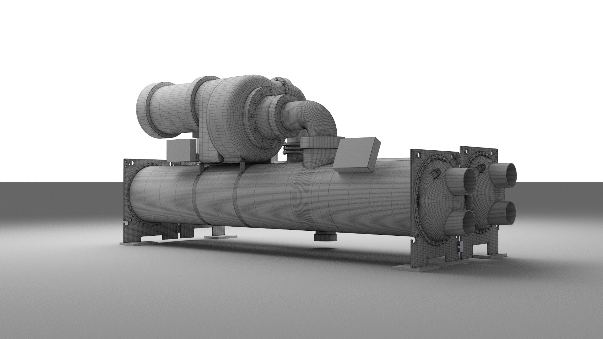 3D Industrial Chiller Unit 3D Model - TurboSquid 2512754