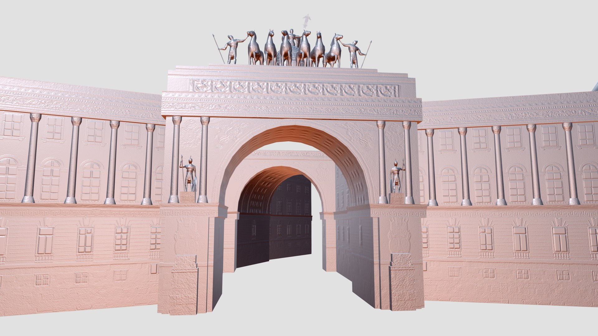 general staff building 3d model