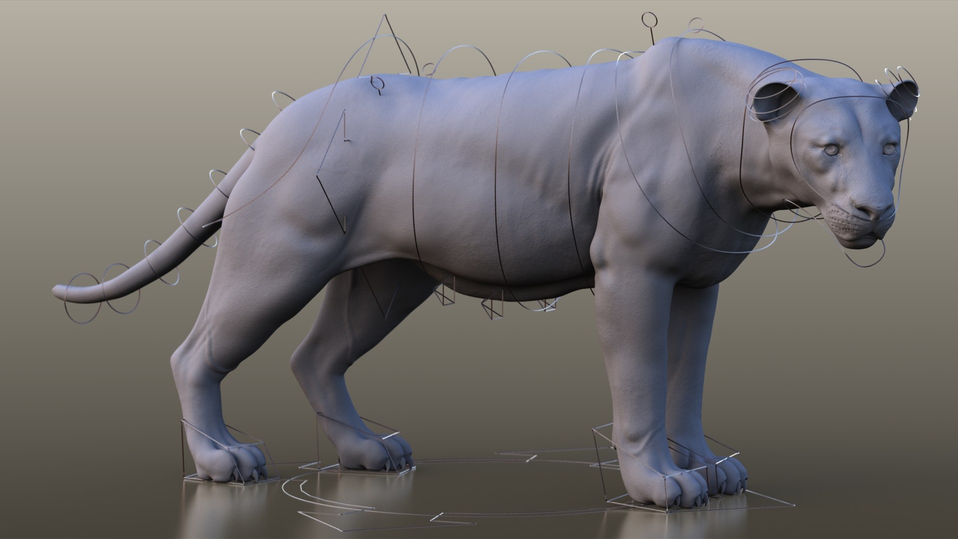 Lion XGEN CORE 3D - TurboSquid 1746510