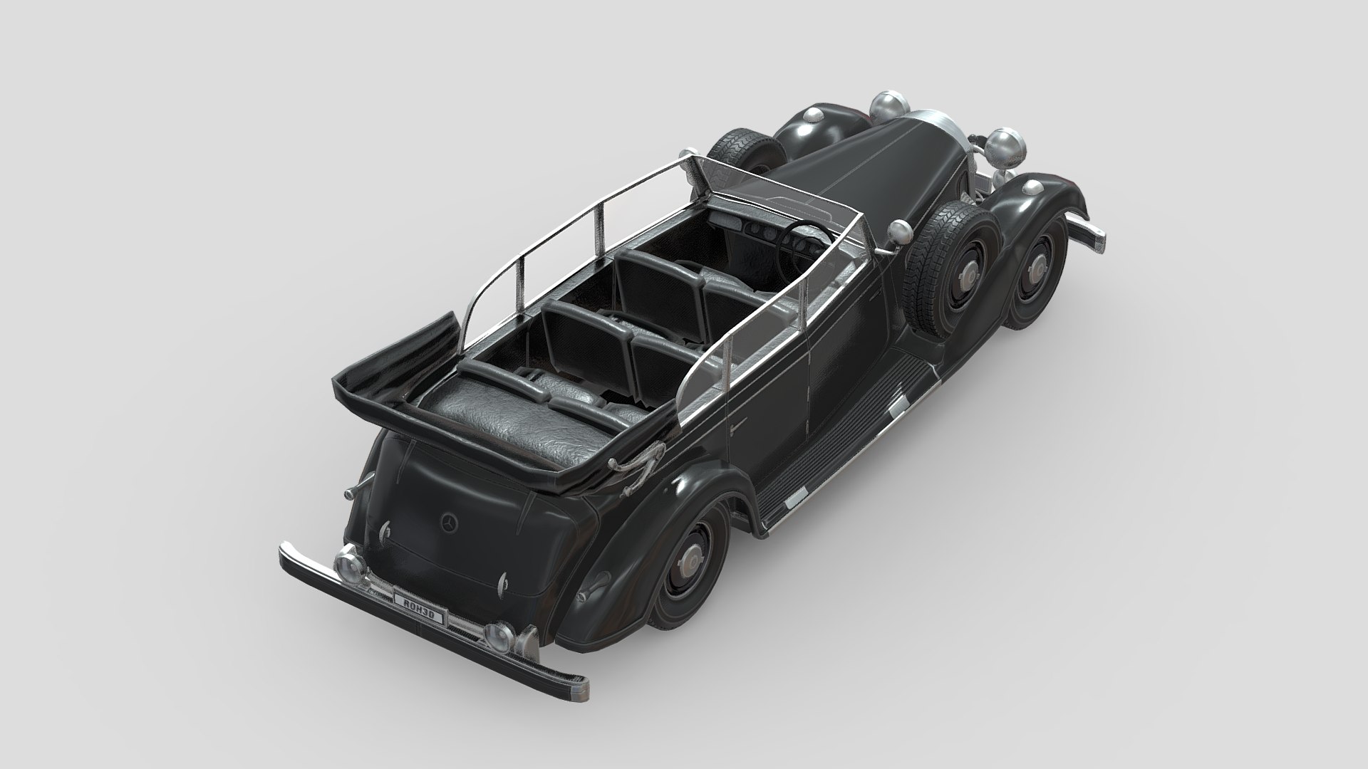 3D Mercedes-Benz 770K 1936 - TurboSquid 2160950