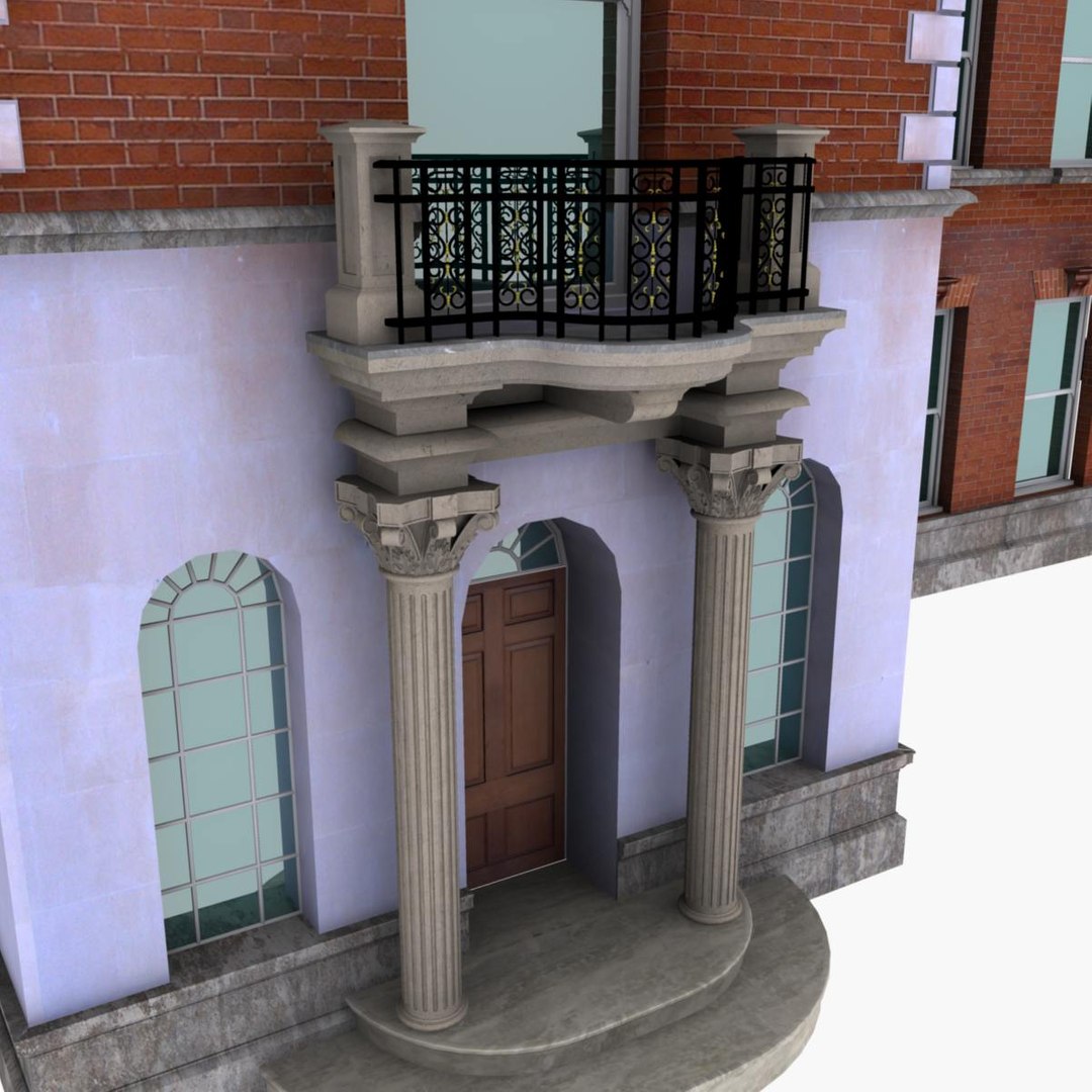 Balcony Ornate 3d Max