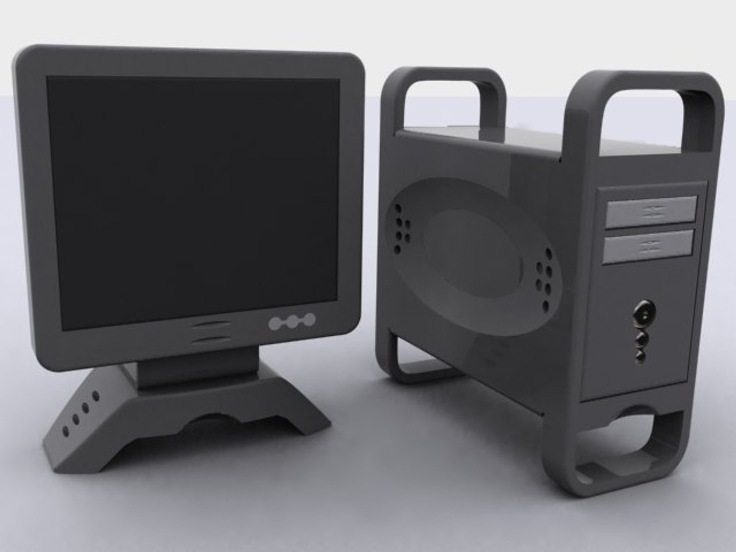 3d Computer Monitor