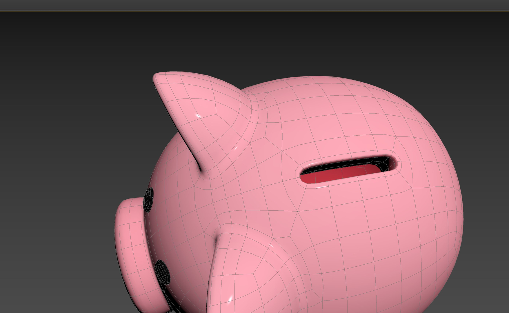 3D Cartoon Piggy Bank model - TurboSquid 1920180