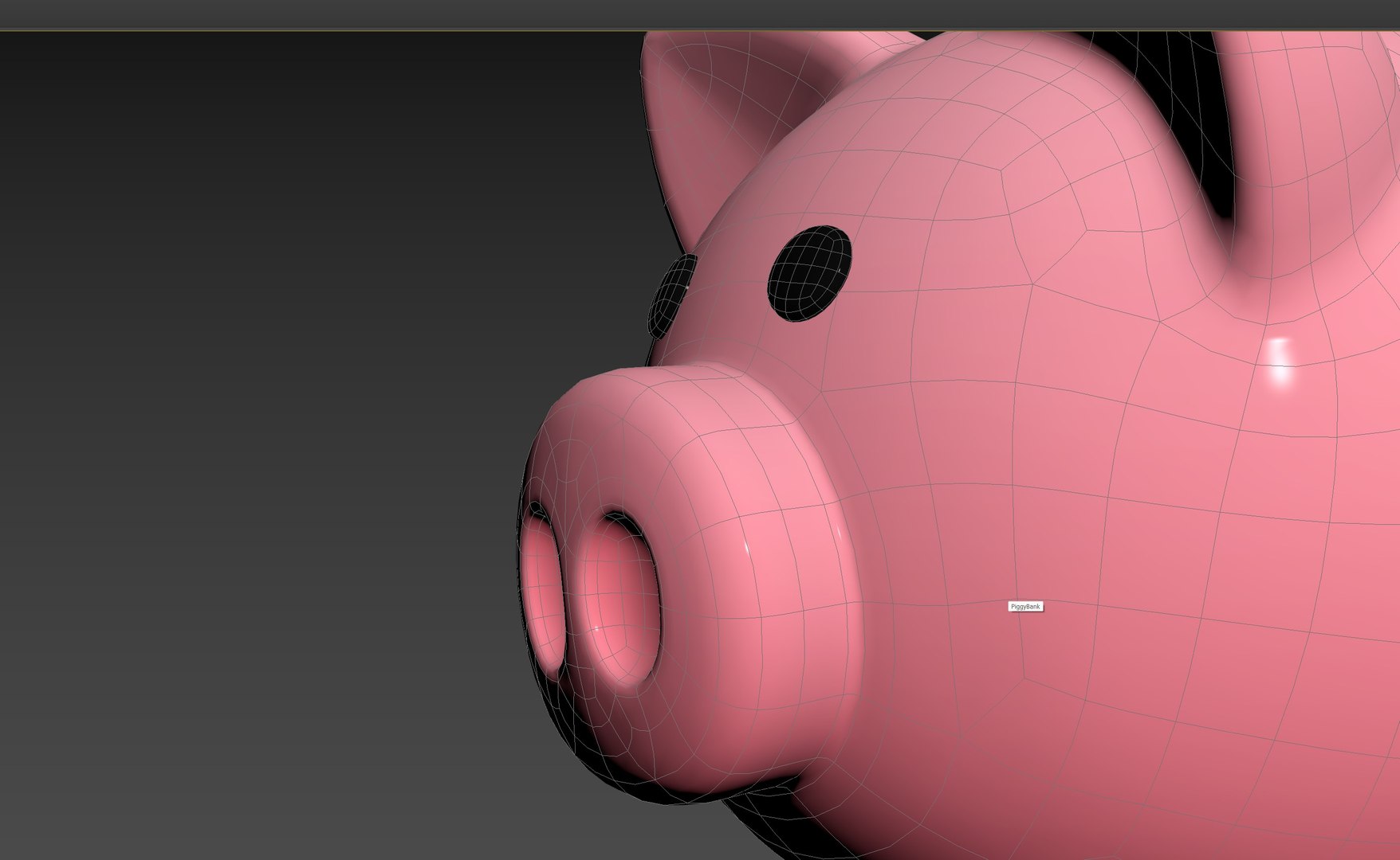 3D Cartoon Piggy Bank model - TurboSquid 1920180