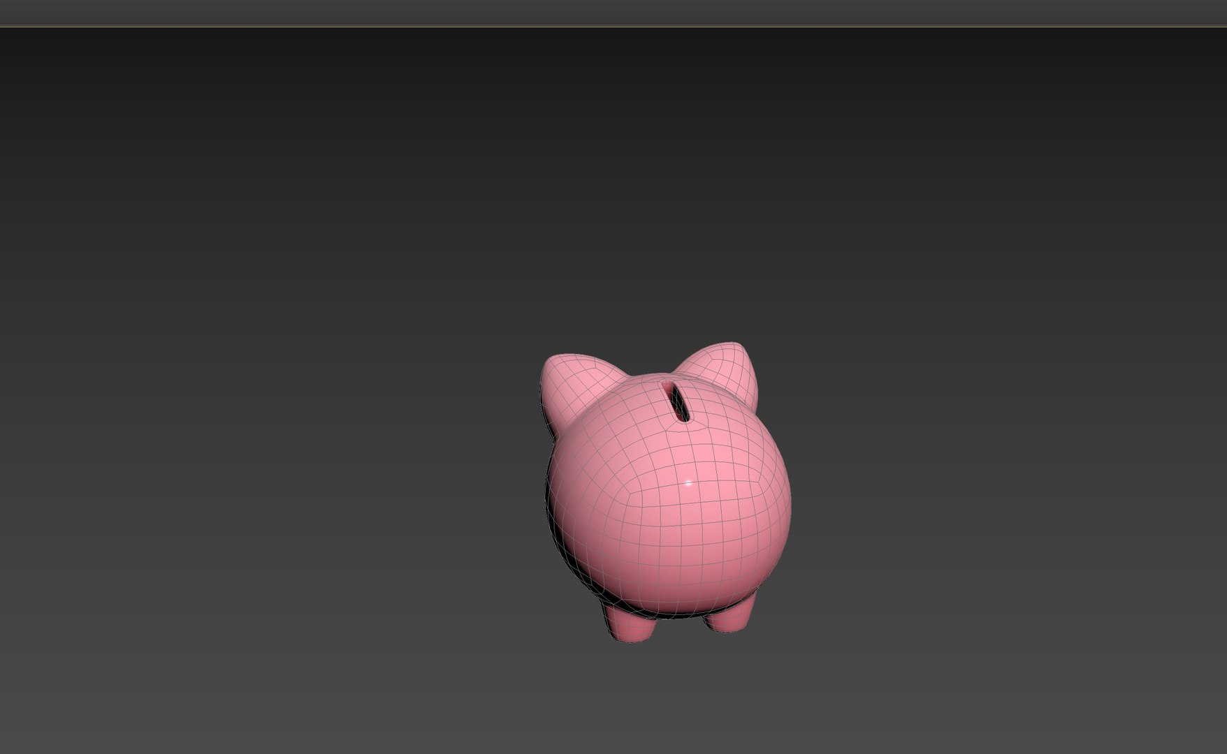 3D Cartoon Piggy Bank model - TurboSquid 1920180