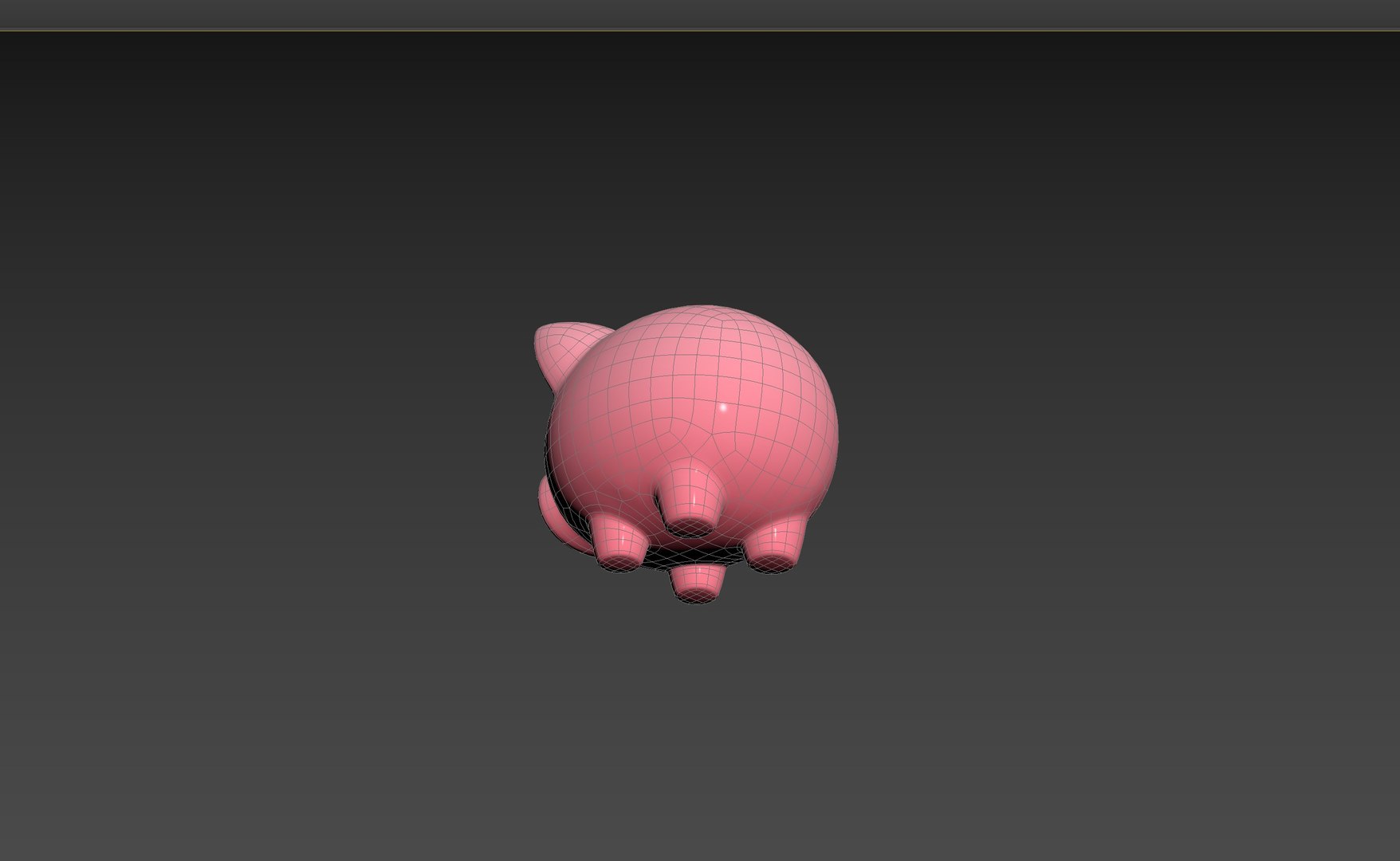 3D Cartoon Piggy Bank model - TurboSquid 1920180