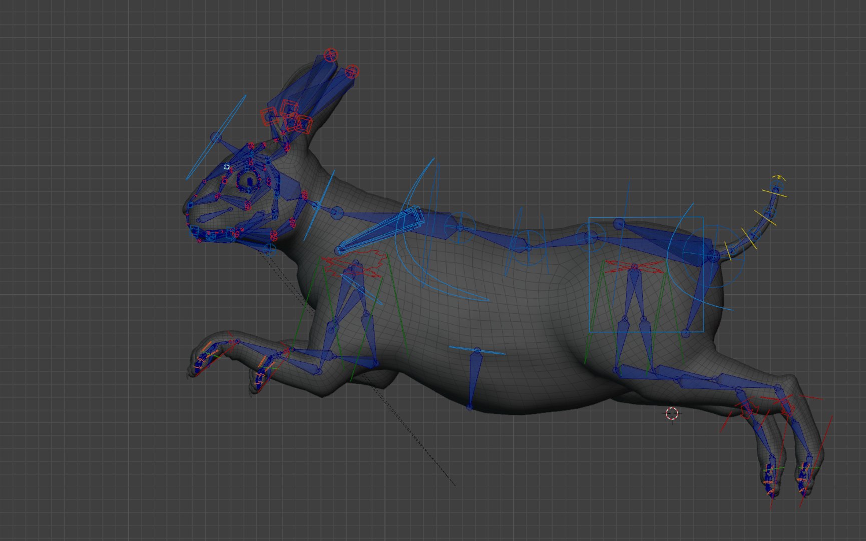3D Rabbit Rigged Model - TurboSquid 2329471