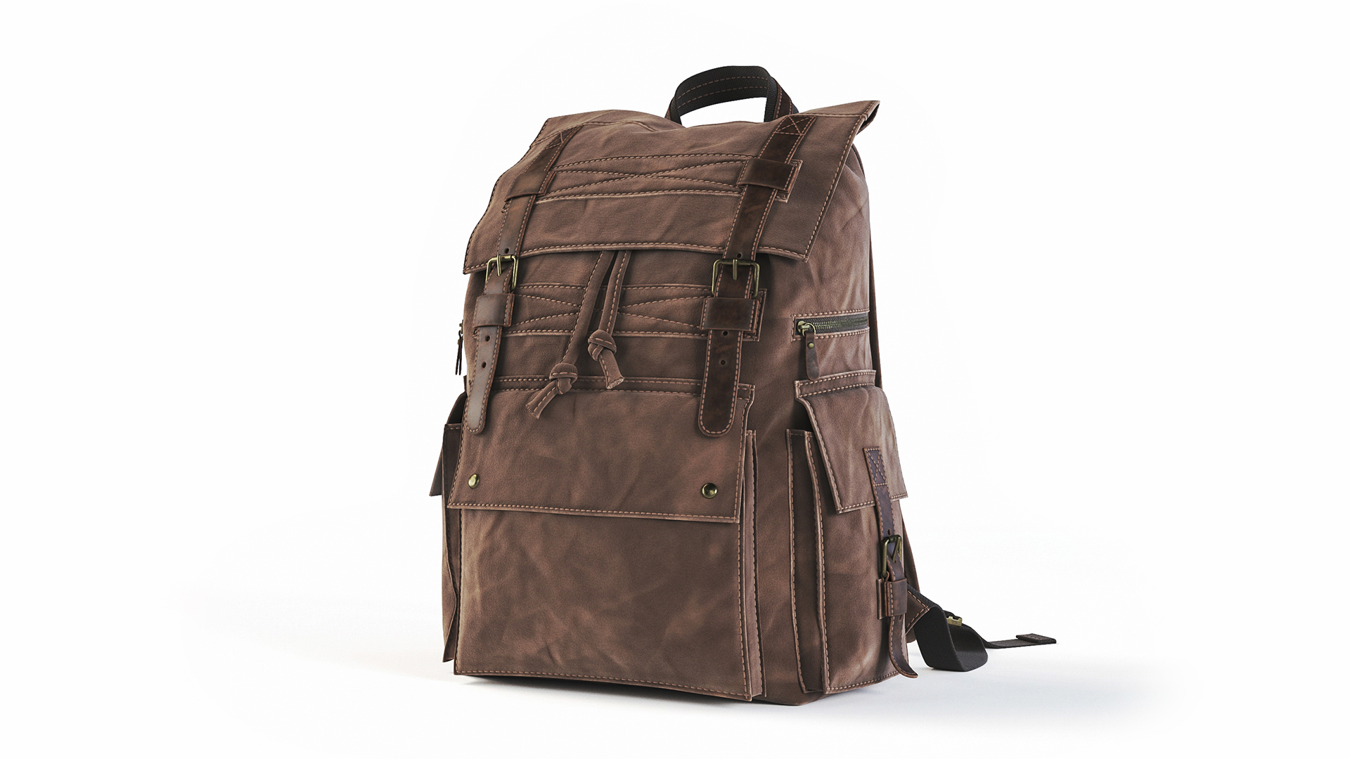 3D Backpack Iceland Brown - TurboSquid 2169870