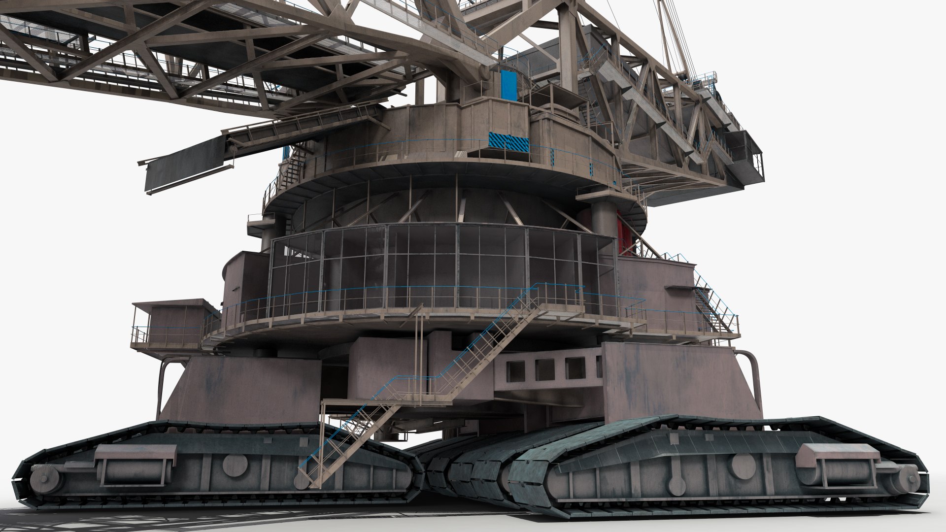 3D Mining Multi Bucket Wheel Excavator Rigged for Maya - TurboSquid 2062654