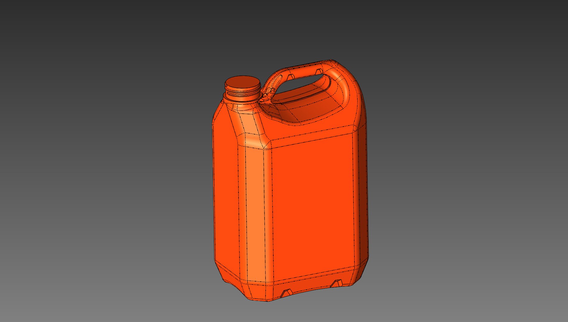 Jerrycan Bidon Container 3D Model - TurboSquid 1628567