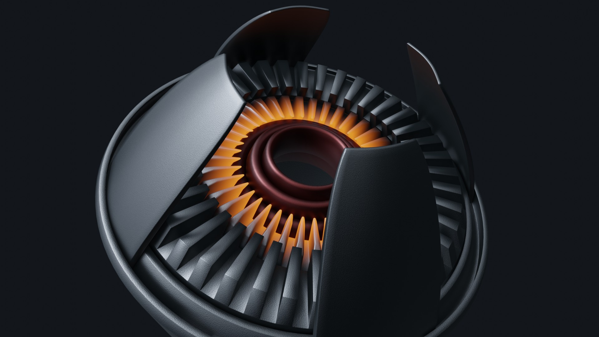 3D Sci-fi Turbine Game-ready Animated model - TurboSquid 1963528