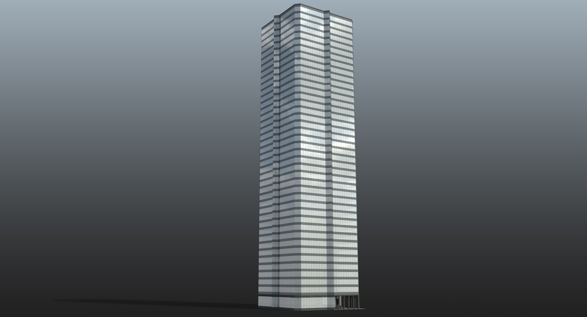 3d Model Tall Building
