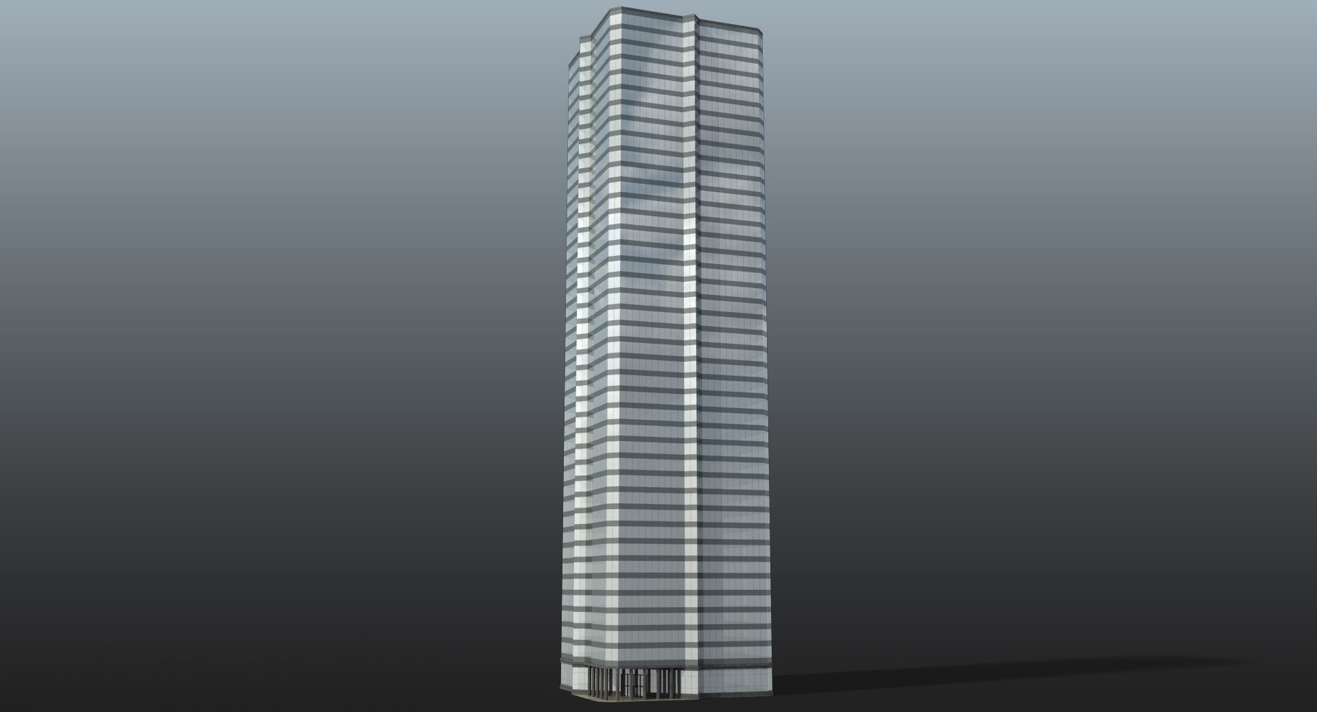 3d Model Tall Building
