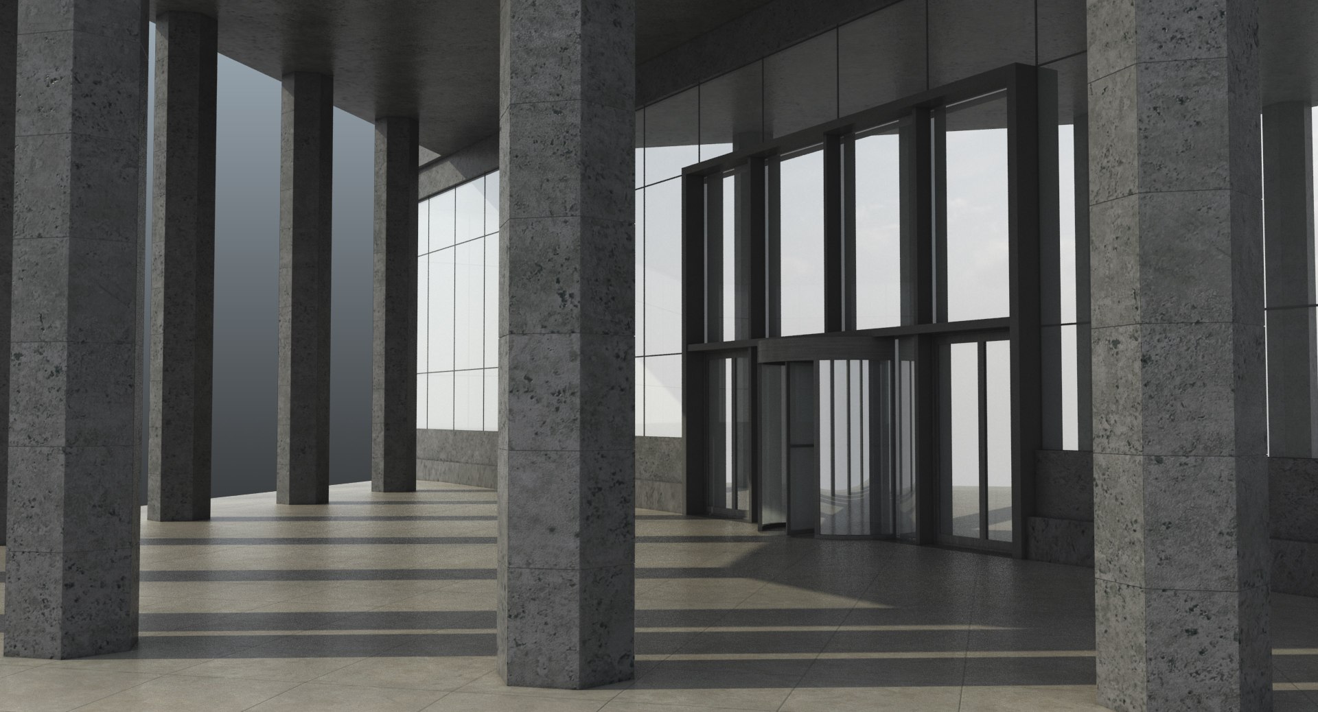 3d Model Tall Building