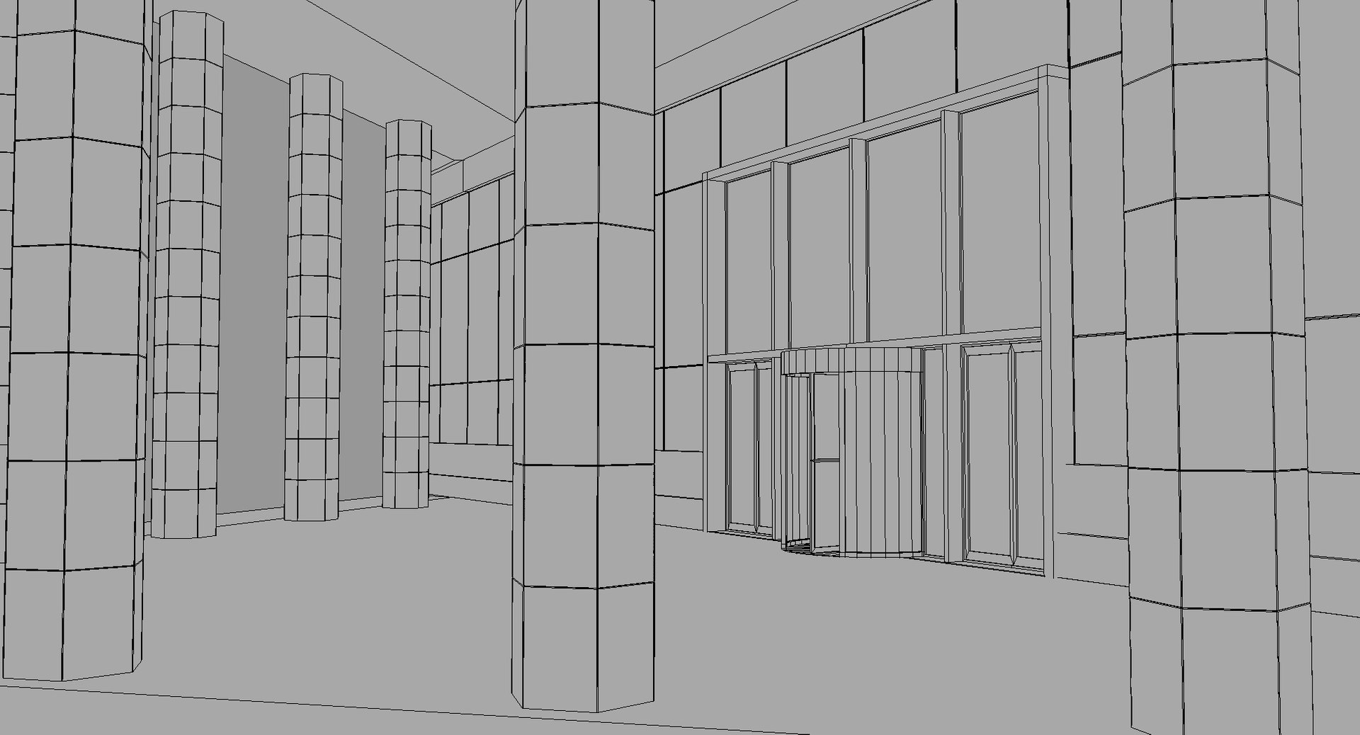 3d Model Tall Building