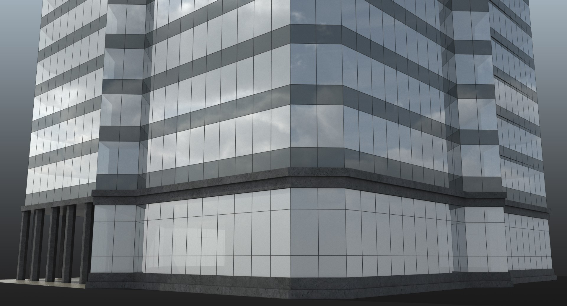 3d Model Tall Building