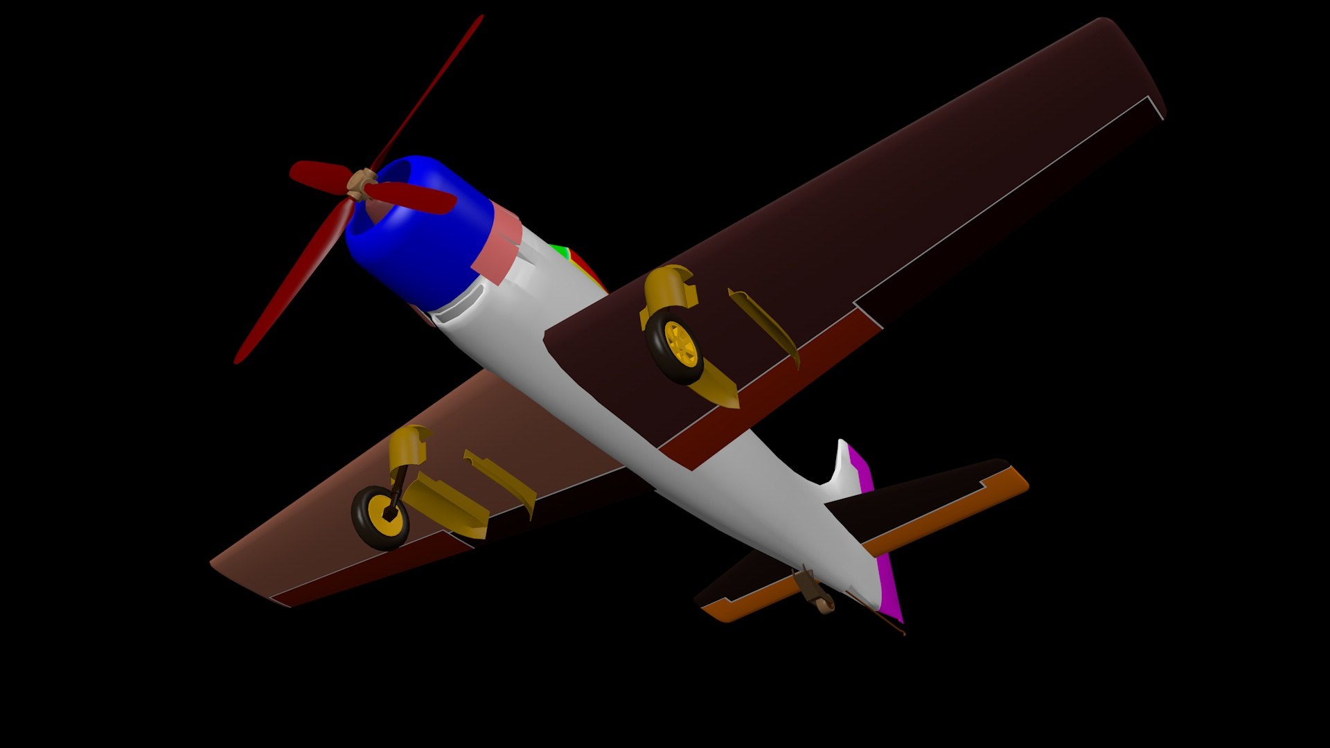 3D AD4-SKYRIDER Airplane - TurboSquid 2080782