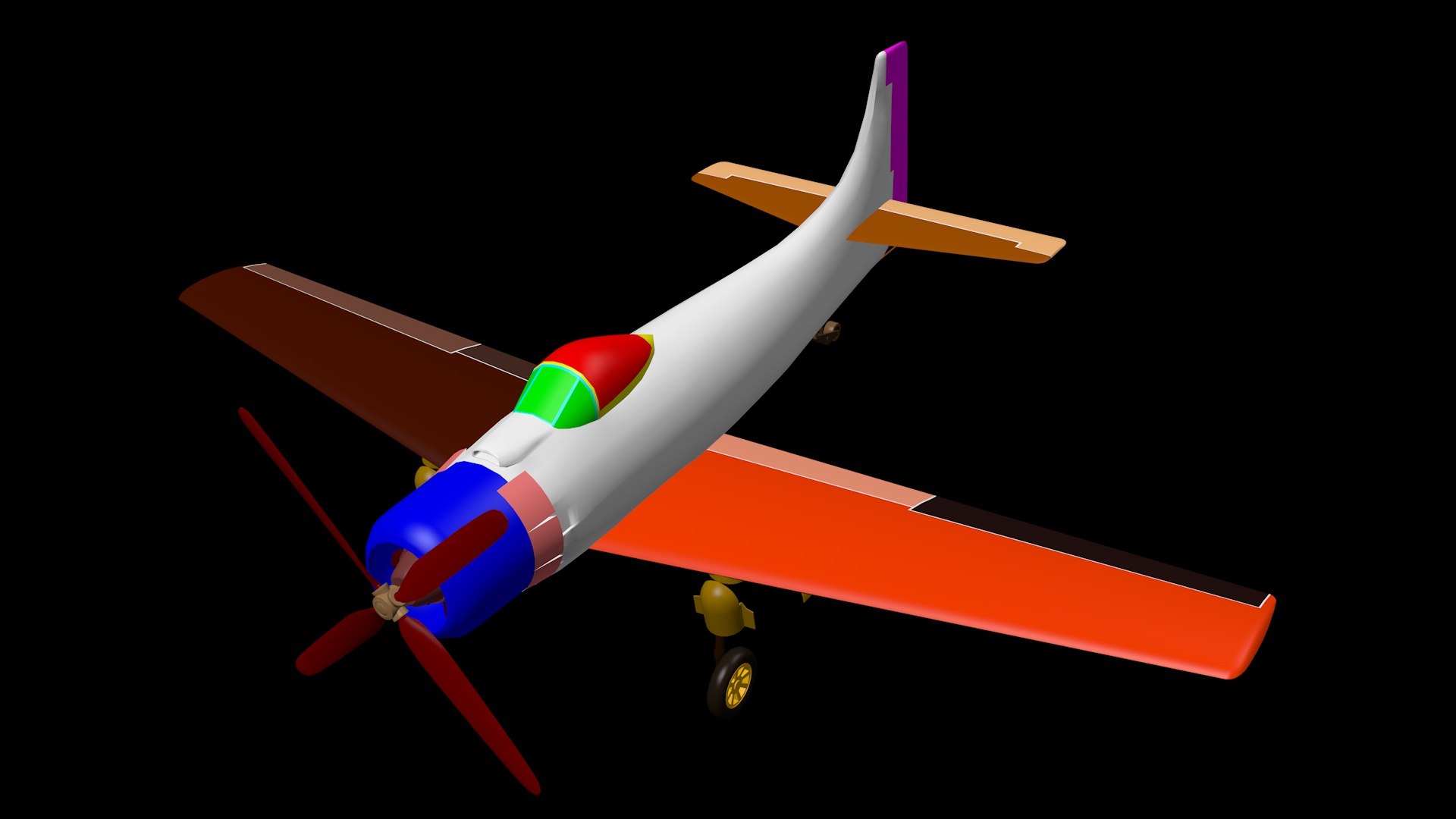 3D AD4-SKYRIDER Airplane - TurboSquid 2080782