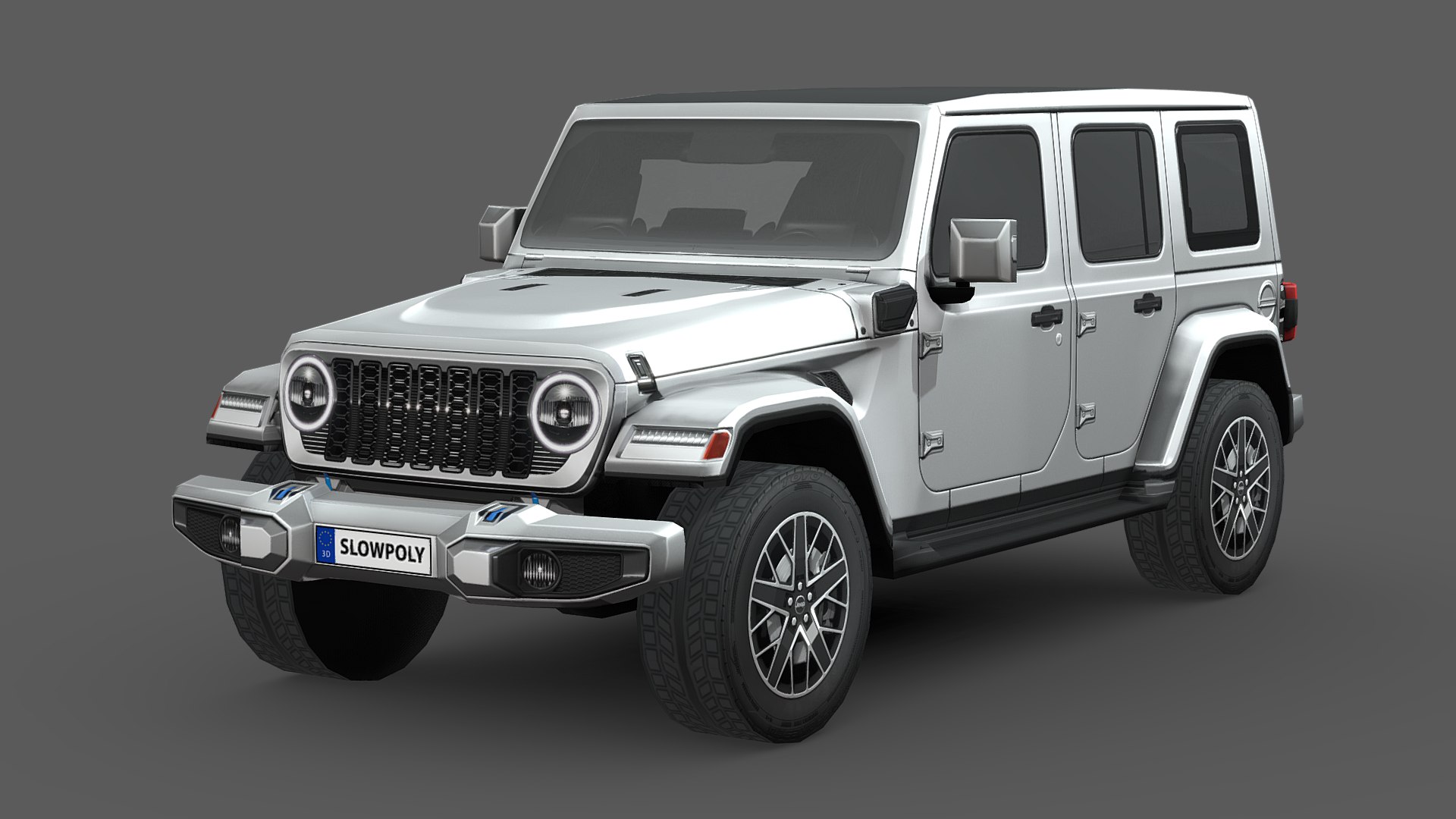 Jeep Wrangler 4xe 2024 3D model - TurboSquid 2150027