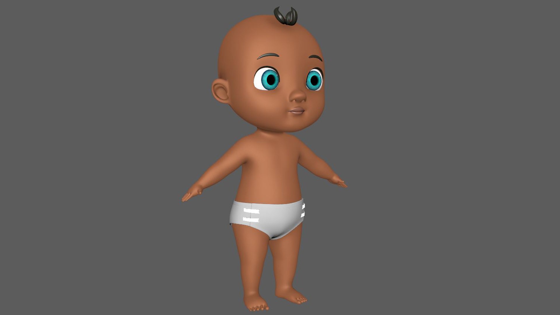 3D Baby Child Boy Model - TurboSquid 1638255