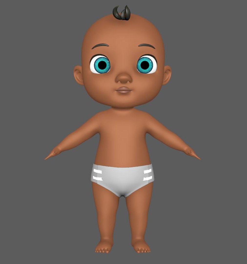 3D Baby Child Boy Model - TurboSquid 1638255