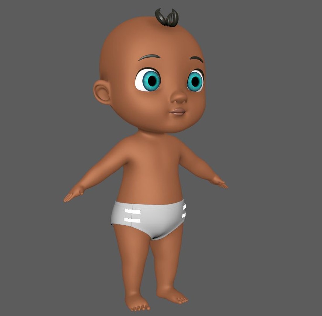 3D Baby Child Boy Model - TurboSquid 1638255