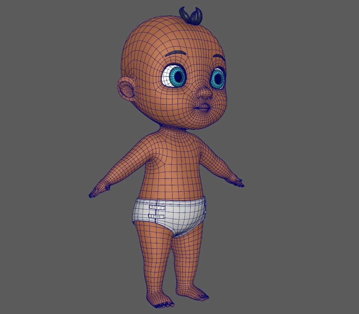 3D Baby Child Boy Model - TurboSquid 1638255