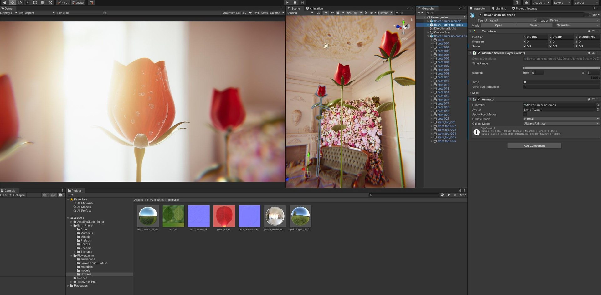3D Rose Flower Growth Animation - TurboSquid 1903435