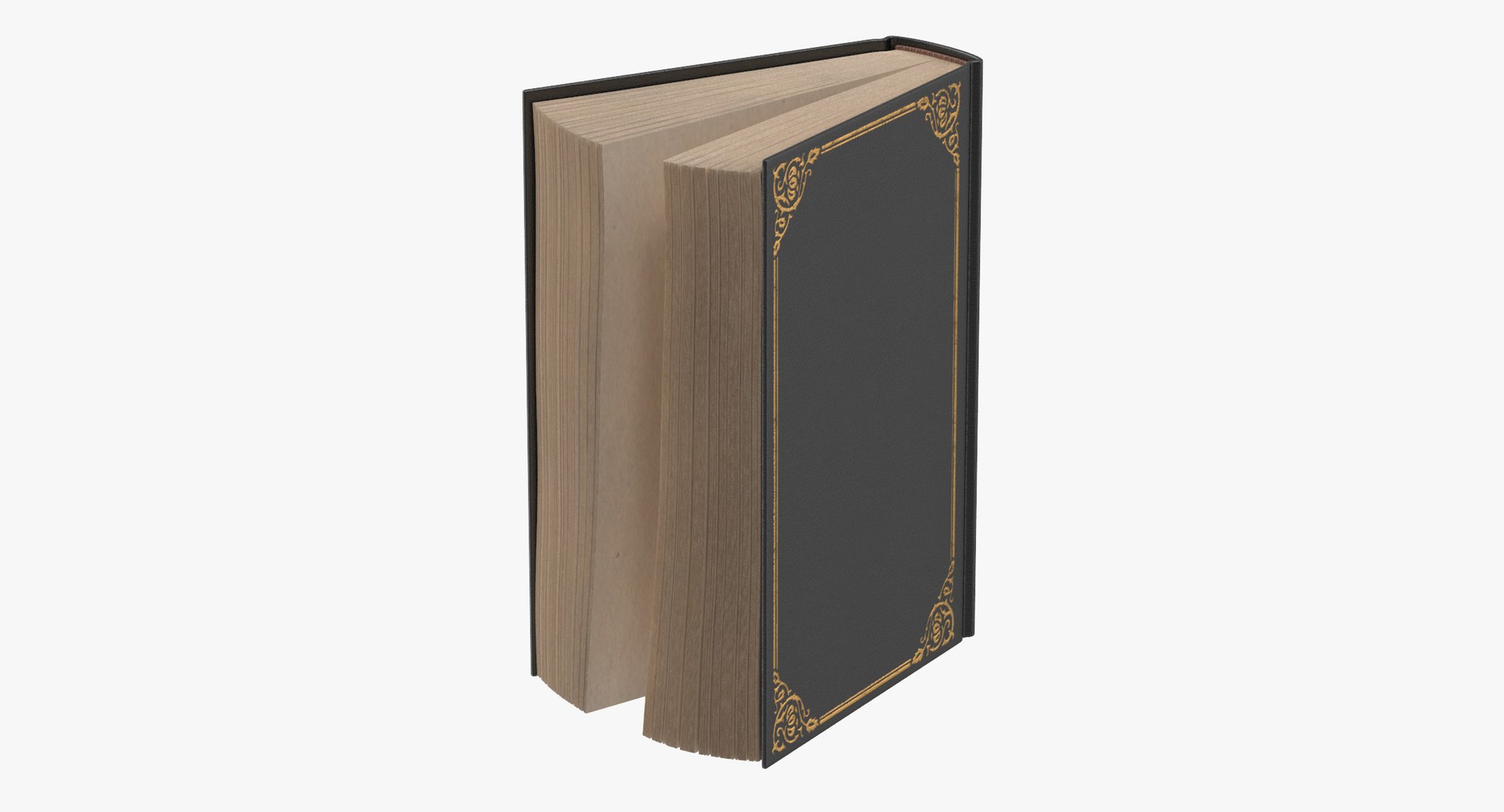 Classic Book 01 Standing 3d Model
