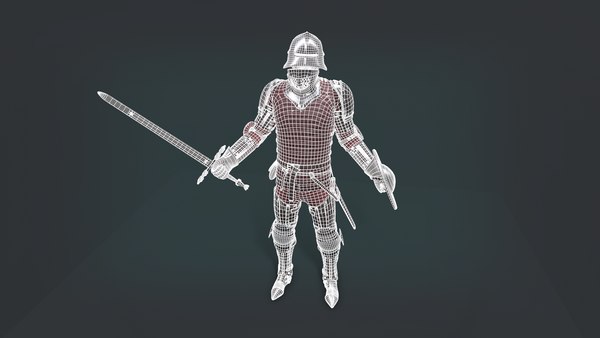 Knight male character 3D model - TurboSquid 1666551