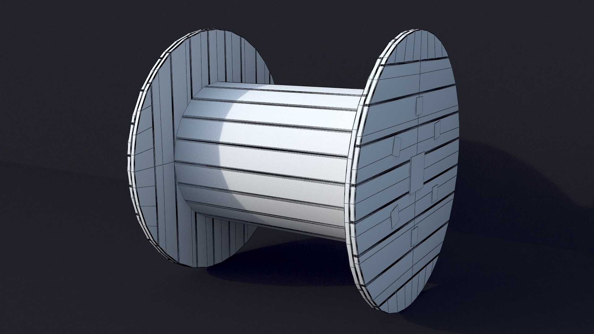 Cable Reel HD 3D Model - TurboSquid 1823654
