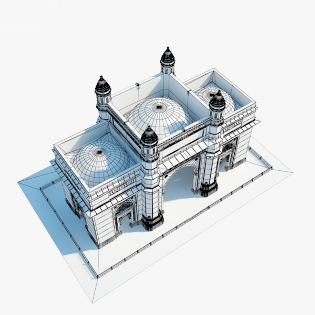 Gateway Gate India Model - TurboSquid 1469117