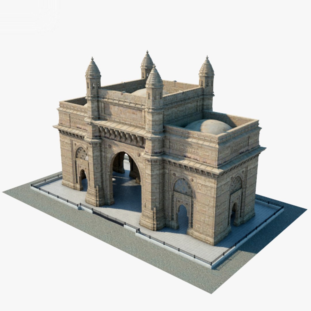 Gateway Gate India Model - TurboSquid 1469117