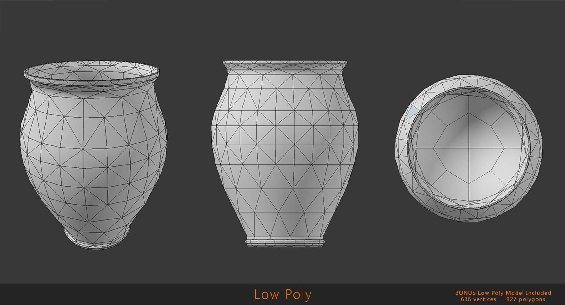 3d Model Of Pottery Pot