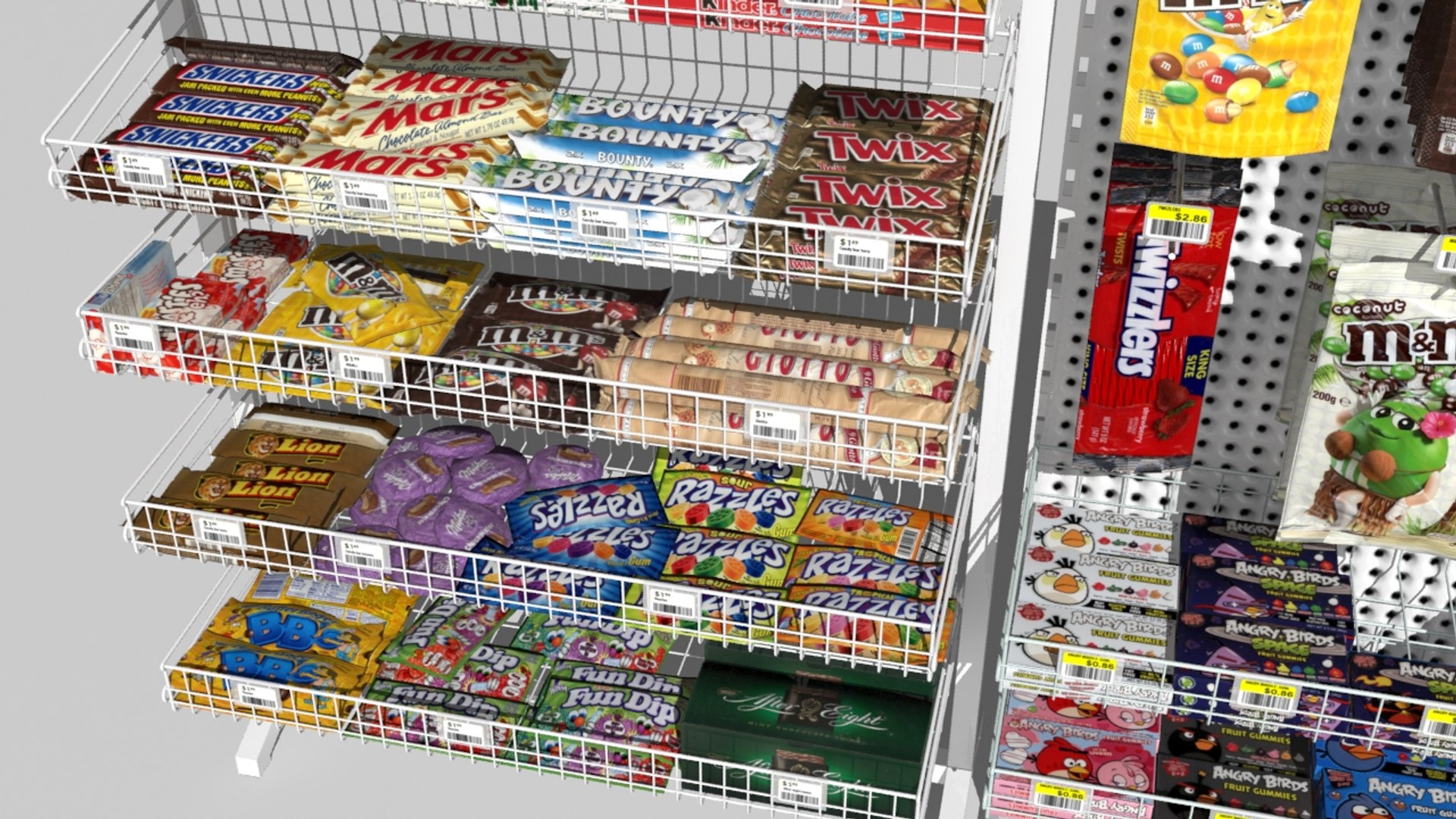 Candy Racks 3D - TurboSquid 1374941