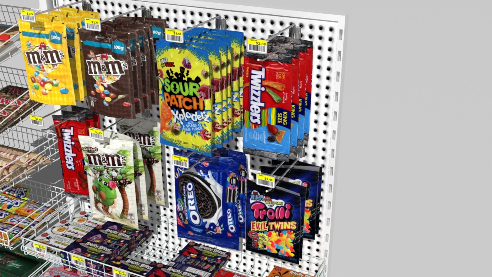 Candy Racks 3D - TurboSquid 1374941
