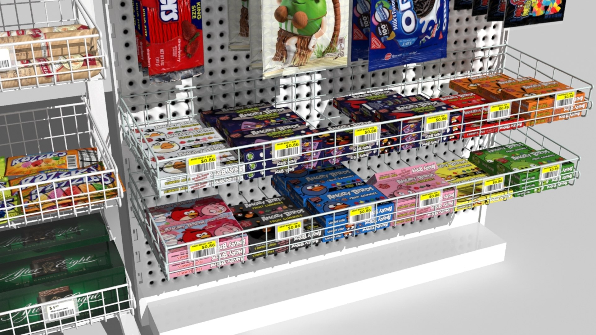 Candy Racks 3D - TurboSquid 1374941