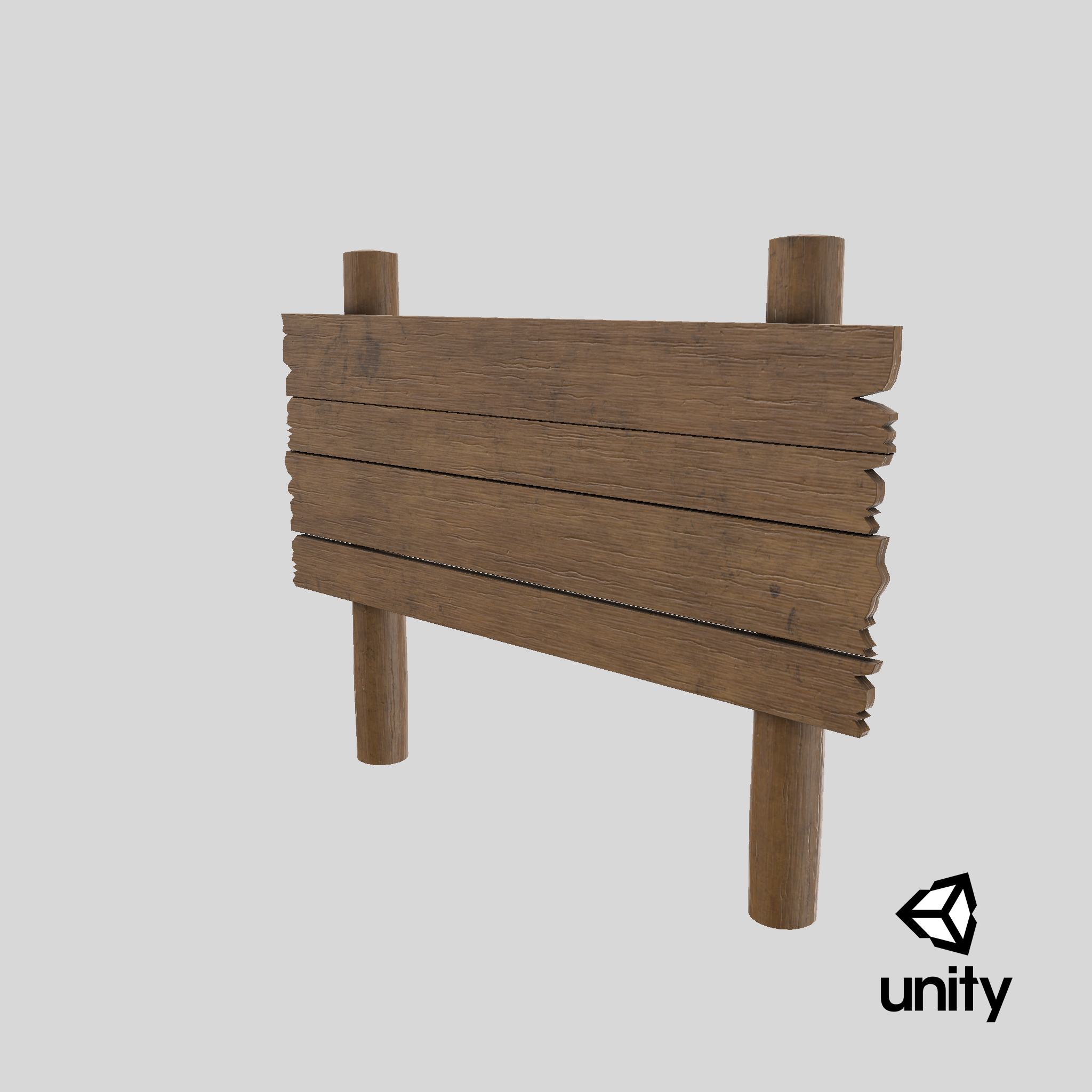 Wood sign 3D model - TurboSquid 1614654