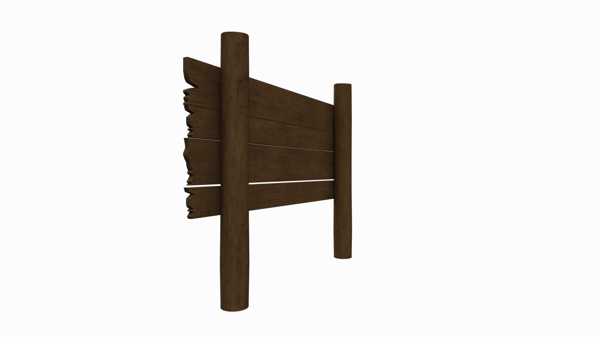 Wood Sign 3D Model - TurboSquid 1614654