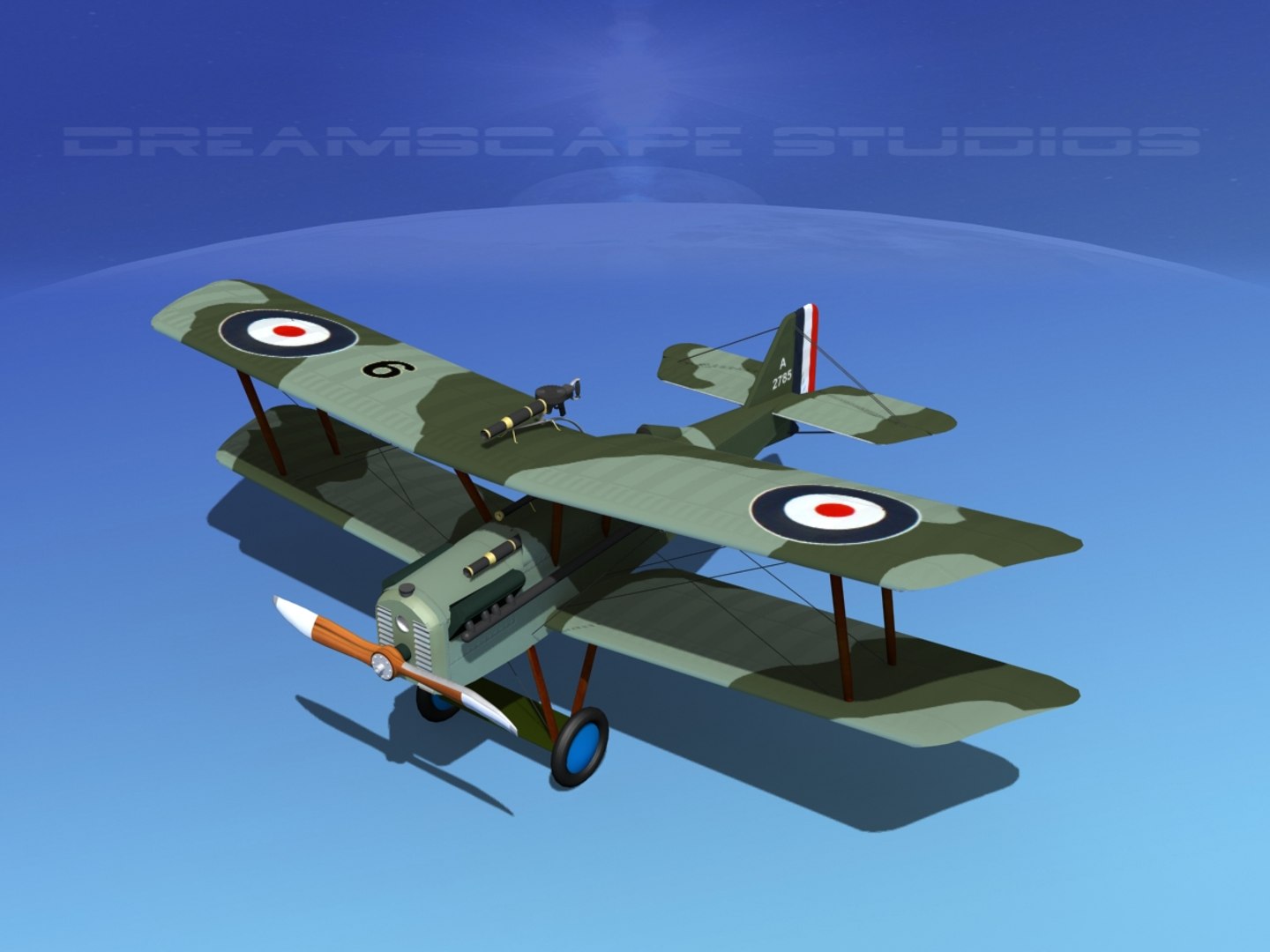 3d Model Cockpit Raf Fighter