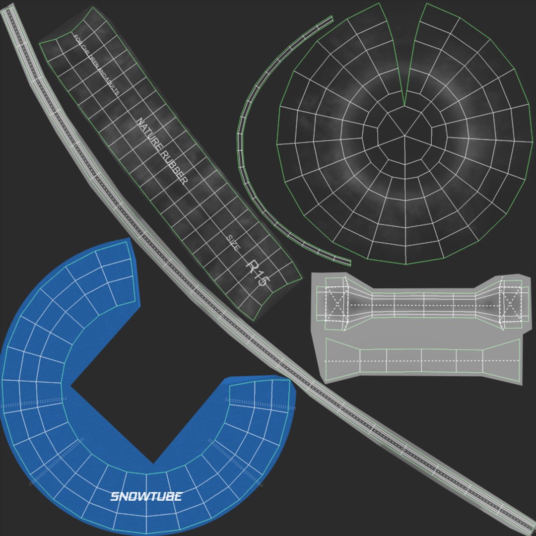 3d Model Snow Tube