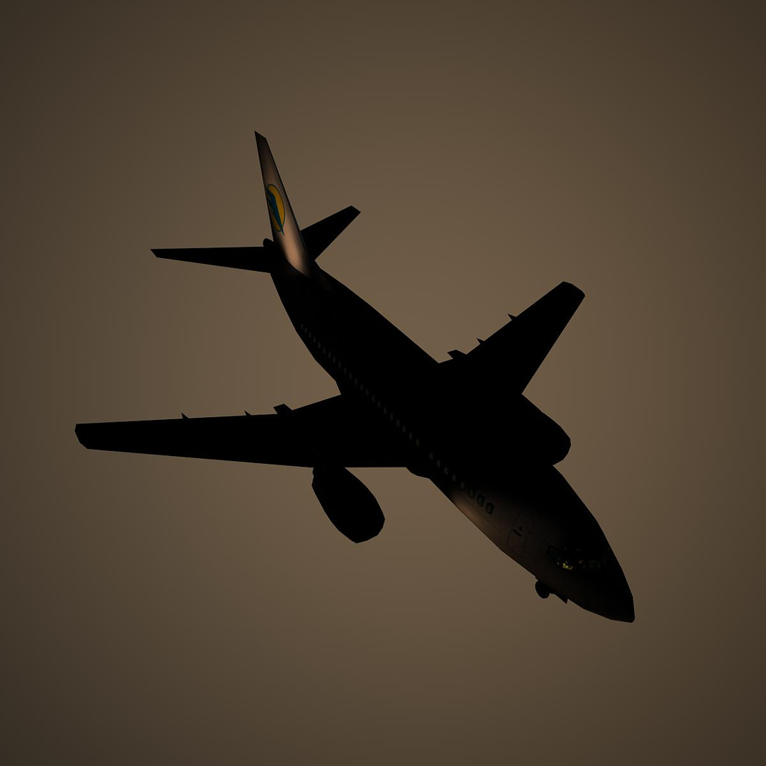 3d Boeing 737-500 Aew Model