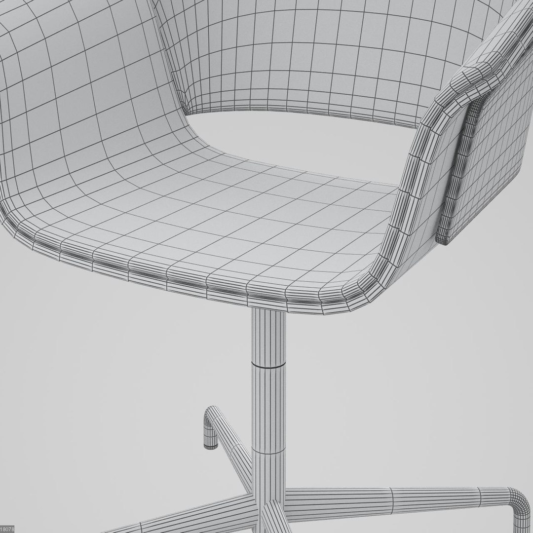 Rondo Bene Chair Wood 3ds