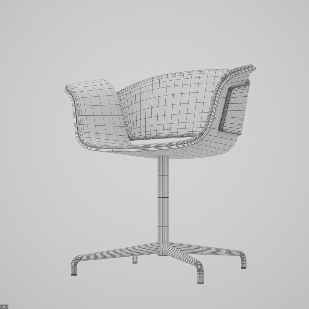 Rondo Bene Chair Wood 3ds