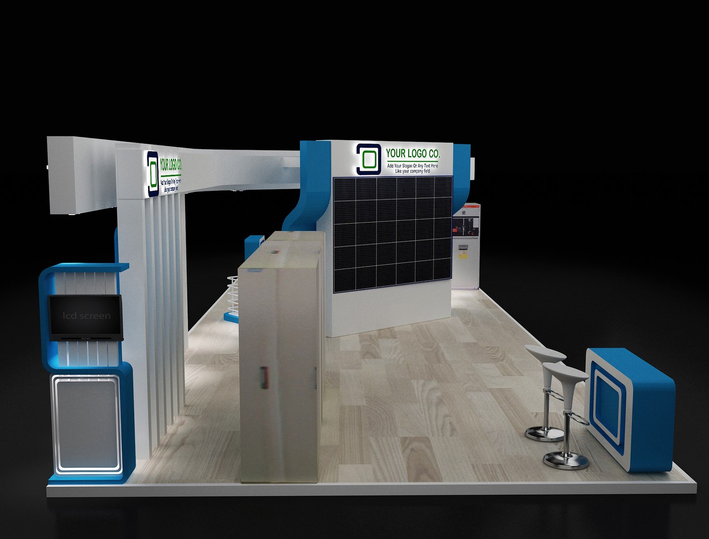 3D Model Booth Exhibition Stand A 618 - TurboSquid 1952113