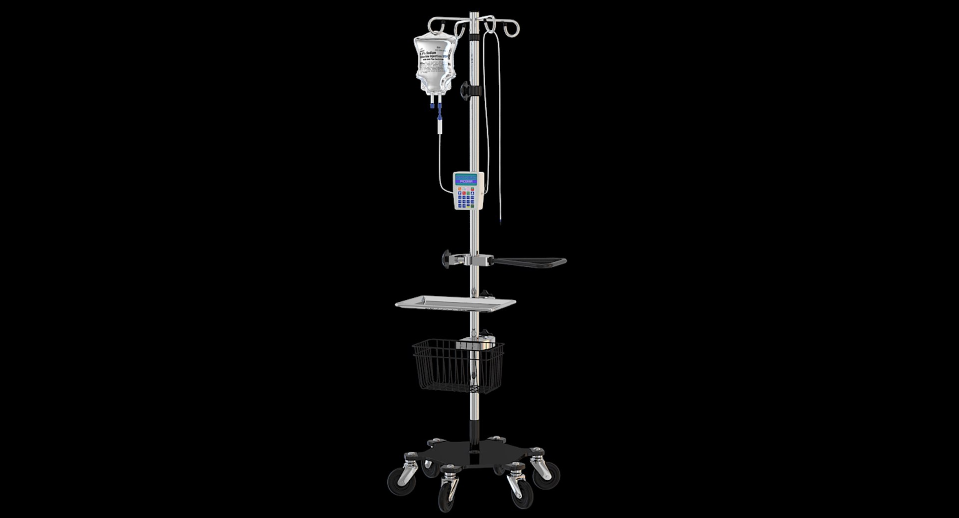 3D iv pole - TurboSquid 1204855