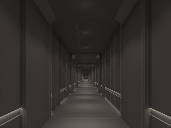 3D Hallway model - TurboSquid 2000290
