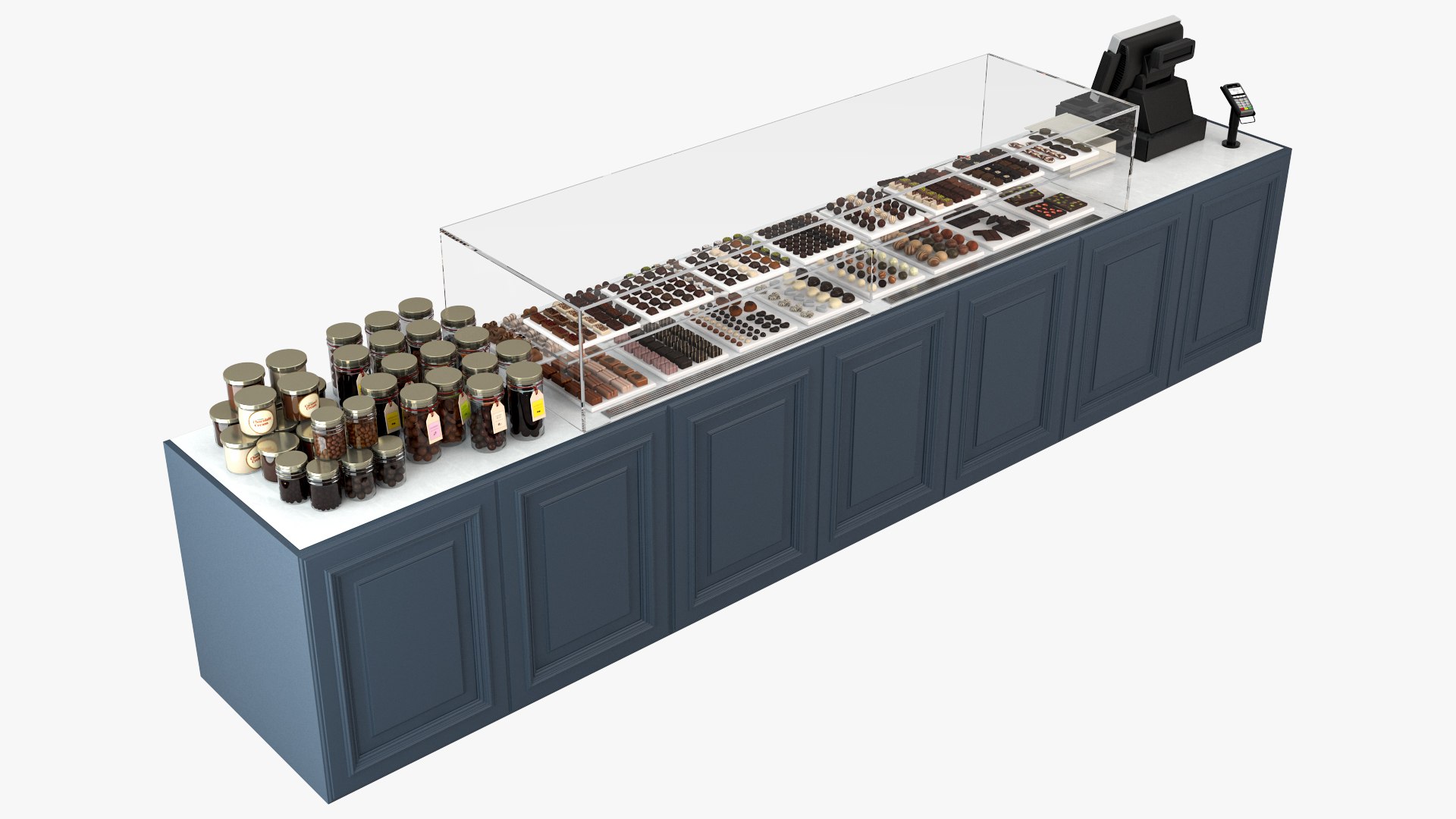 Chocolate Display Case 3D Model - TurboSquid 1627778